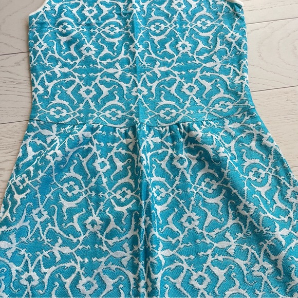 Peruvian Connection | Dresses | Peruvian Connection Blue White Woven ...